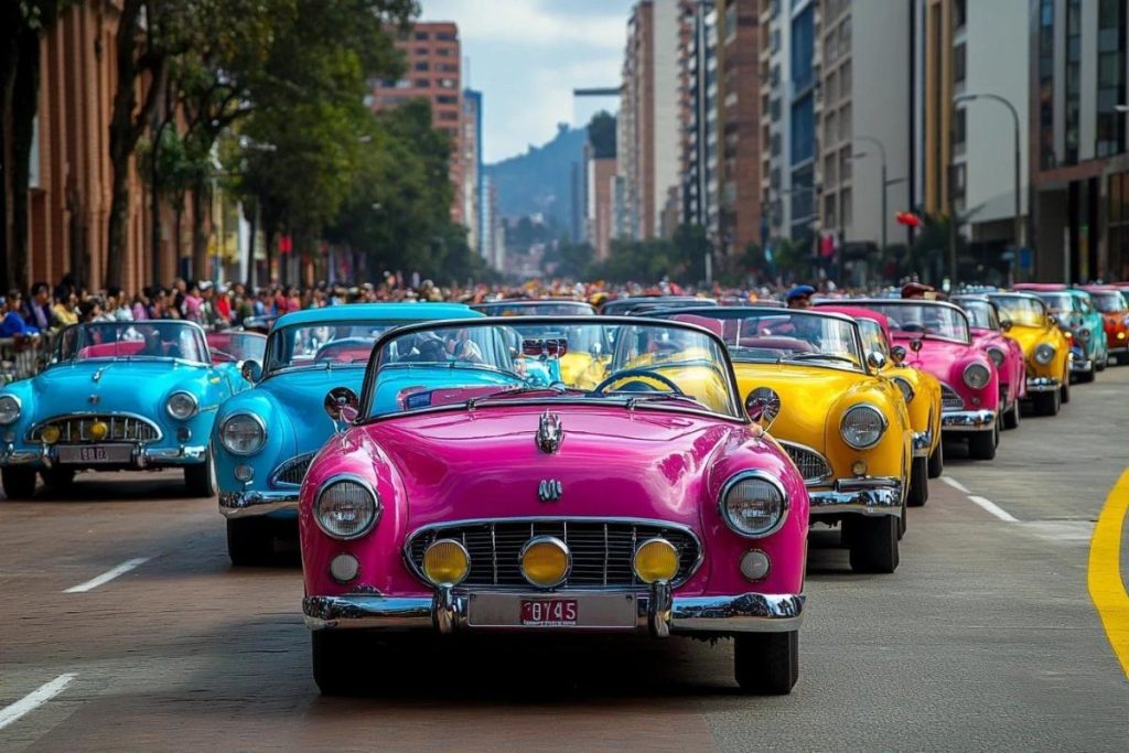 Desfile de autos clásicos en Bogotá : 300 vehículos recorrerán la ...